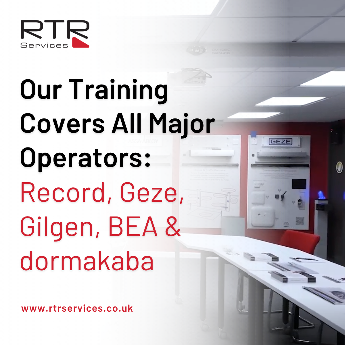 RTR Key Area – Free Training – RTR Services