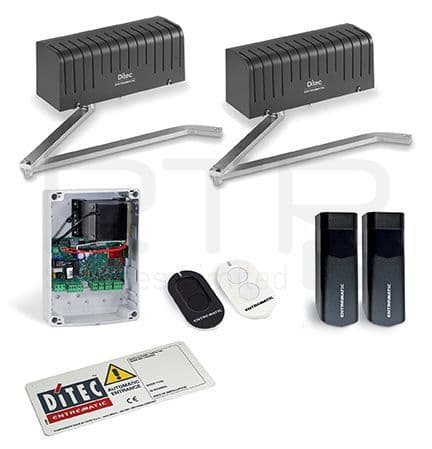 GAB4107-KIT Ditec ARC1BH-KIT for Double Swing Gate Leaves up to 5m ...